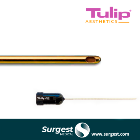 Cánula Tulip Injector · para Nano y Micro-Infiltración grasa · SuperLuerLock - Surgest Medical